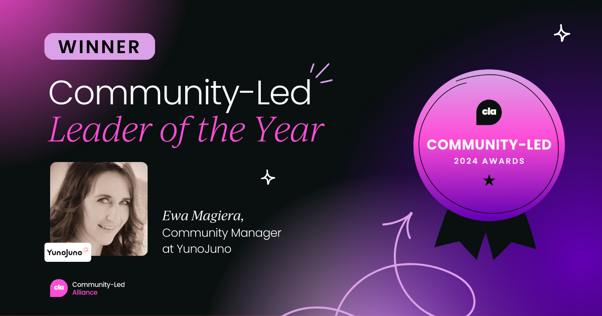 Winners for the 2024 Community-led Awards