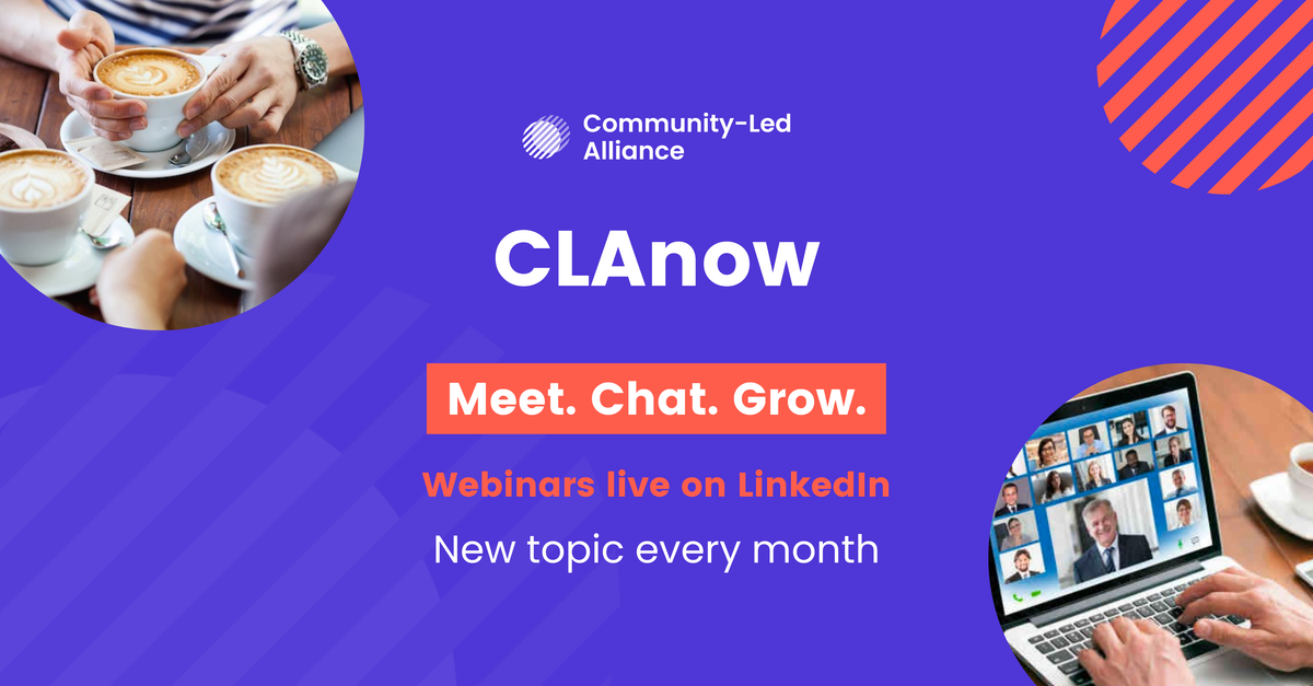 CLAnow - Stream exclusive Community-Led expert sessions